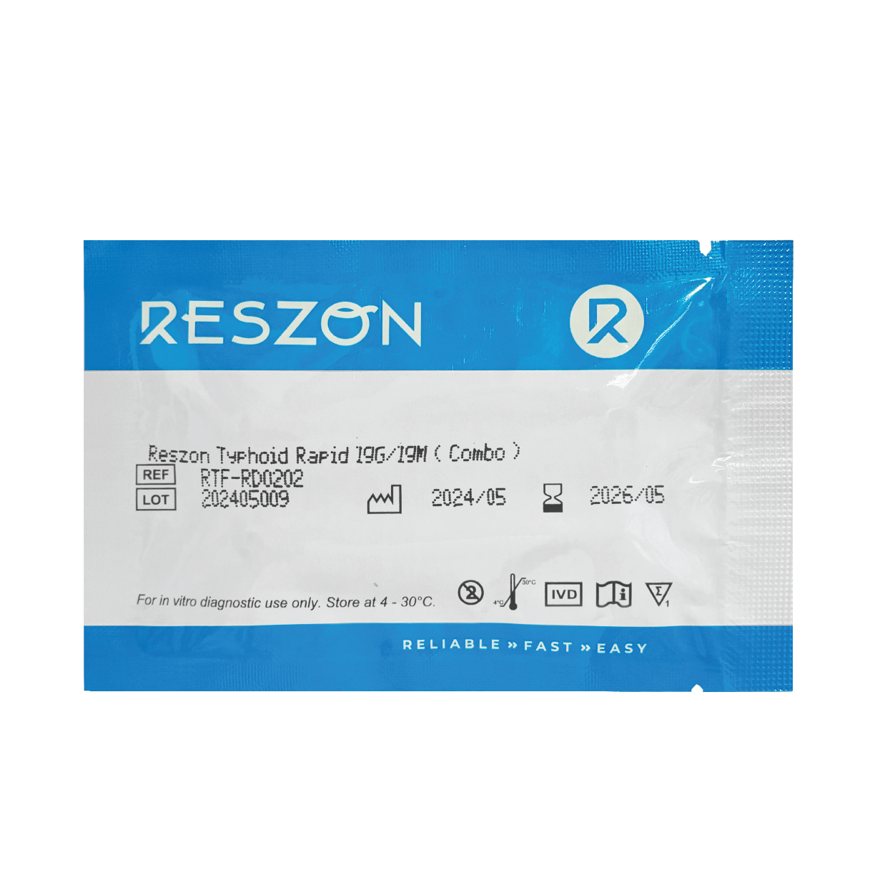 Typhoid IgG/IgM Combo Rapid Test Supplier | Reszon Diagnostics